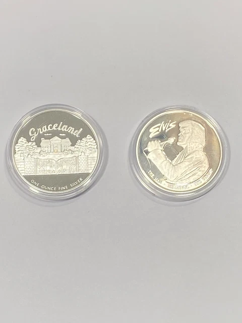 1 OZ Silver Round .999- Elvis In Hawaii. - Royal Canadian Mint. Low ...