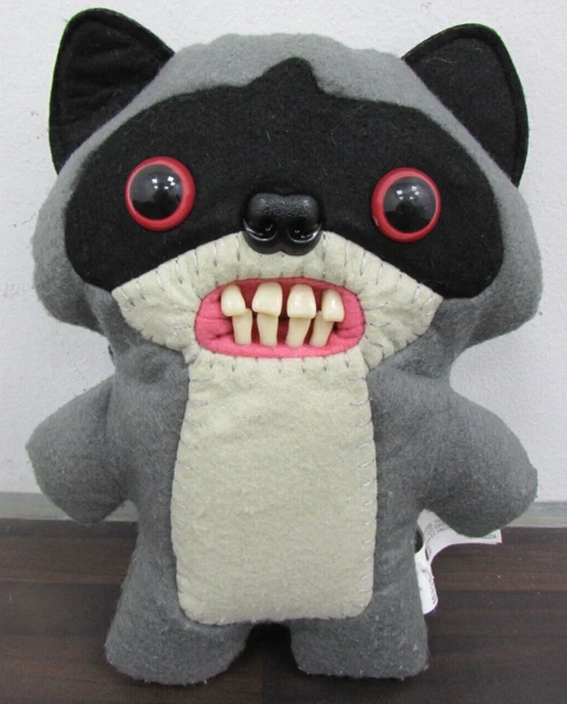 SPIN MASTER FUGGLER Funny Ugly Monster Bandit Raccoon 9" Soft Toy with ...