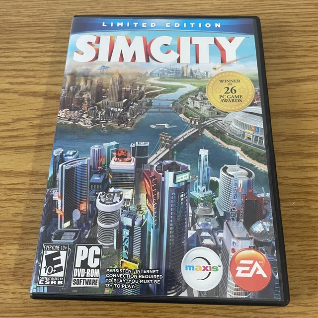 SIMCITY LIMITED EDITION (PC, 2013) Maxis EA PC Video Game - Good Used ...
