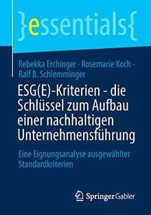 ESG(E)-KRITERIEN - DIE Schlüssel zum Aufbau einer nac... | Livre | état très bon EUR 14,03 ...
