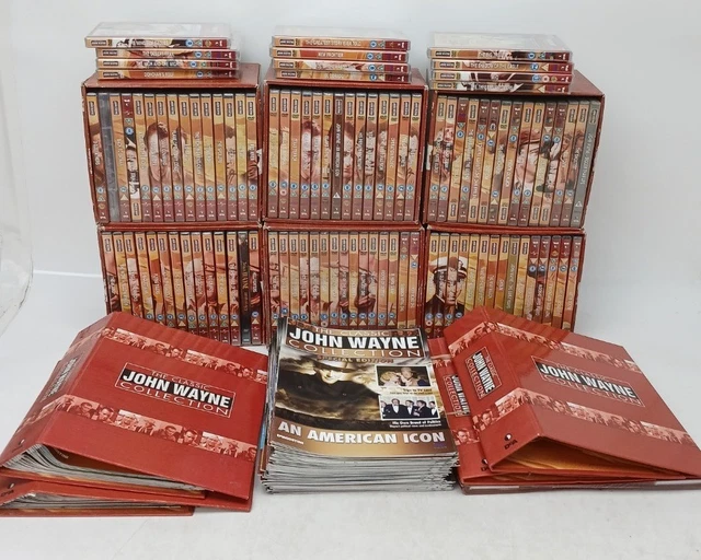 THE CLASSIC JOHN Wayne Collection DVD Boxset Magazine Bundle -CP £19.99 - PicClick UK