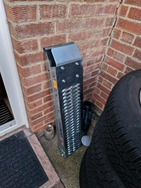 VEHICLE LOADING RAMP HEAVY DUTY 500lbs CAPACITY FOLDING MOTORBIKE BIKE ...