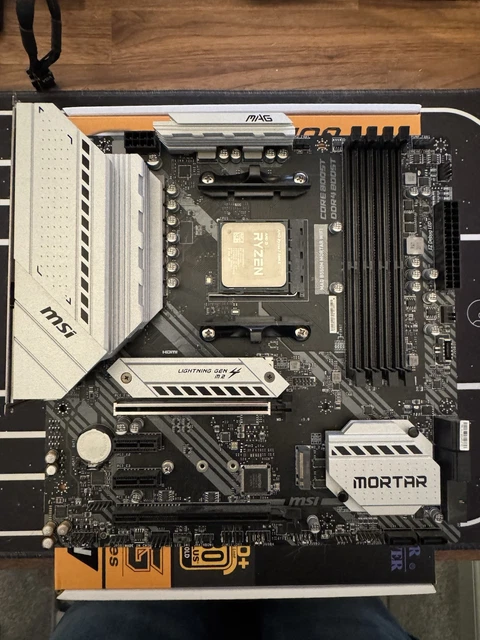 AMD RYZEN 5800X CPU and MSI B550M MAG Mortar WiFi Motherboard £286.72 ...