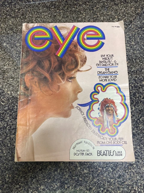 EYE MAGAZINE AOÛT 1968 pages manquantes affiche EUR 18,45 - PicClick FR
