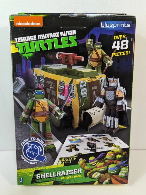 TEENAGE MUTANT NINJA Turtles Papercraft Shellraiser Vehicle 48 pcs ...
