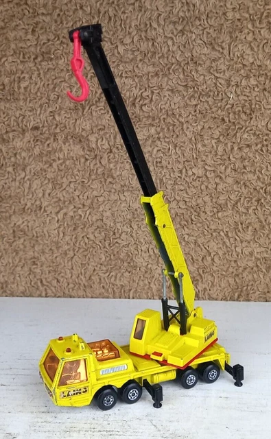 MATCHBOX SUPER KINGS K-12 HERCULES MOBILE CRANE Laing 6" Vehicle Lesney ...