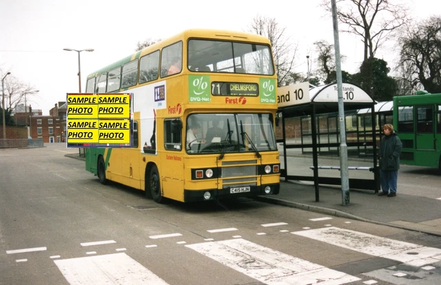 FIRST EASTERN NATIONAL Colour Bus Photograph-C415 HJN Route 71 £1.00 ...