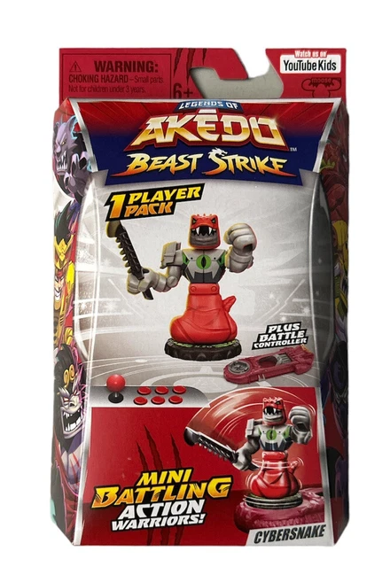 AKEDO BEAST STRIKE Cybersnake Figure 2023 £15.48 - PicClick UK