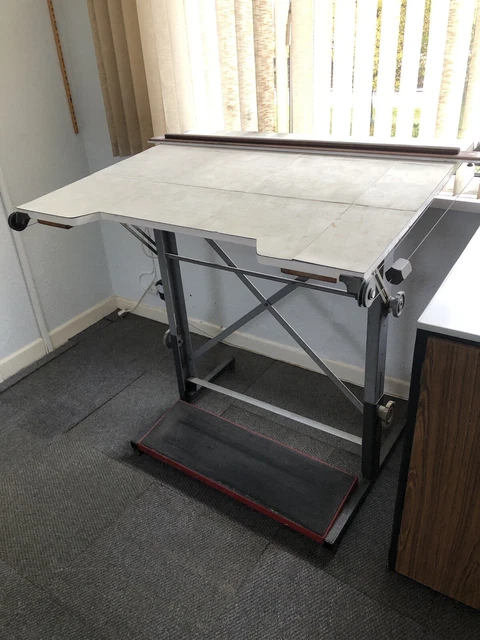 VINTAGE INDUSTRIAL ADMEL architects drafting drawing board Offers ...