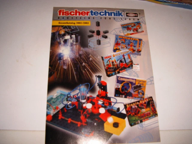 FISCHERTECHNIK HEFT BAUANLEITUNG/PROSPEKTE, KATALOG 02/03 [3] EUR 1,99 ...