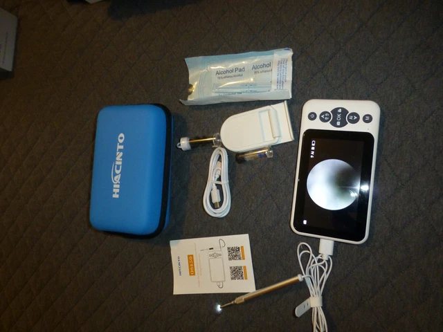 DIGITAL OTOSCOPE WITH 5 Inch Screen, Hiacinto Ear Wax Removal Tool ...