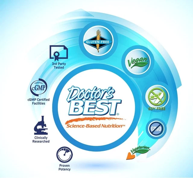 DOCTOR'S BEST STABILIZED R-Lipoic Acid with BioEnhanced Na-RALA 200mg ...