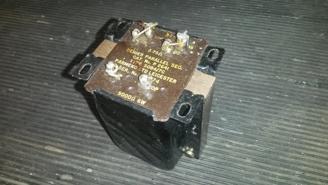 VINTAGE OUTPUT TRANSFORMER Parmeko P2641, maybe for valve amplifier £ ...