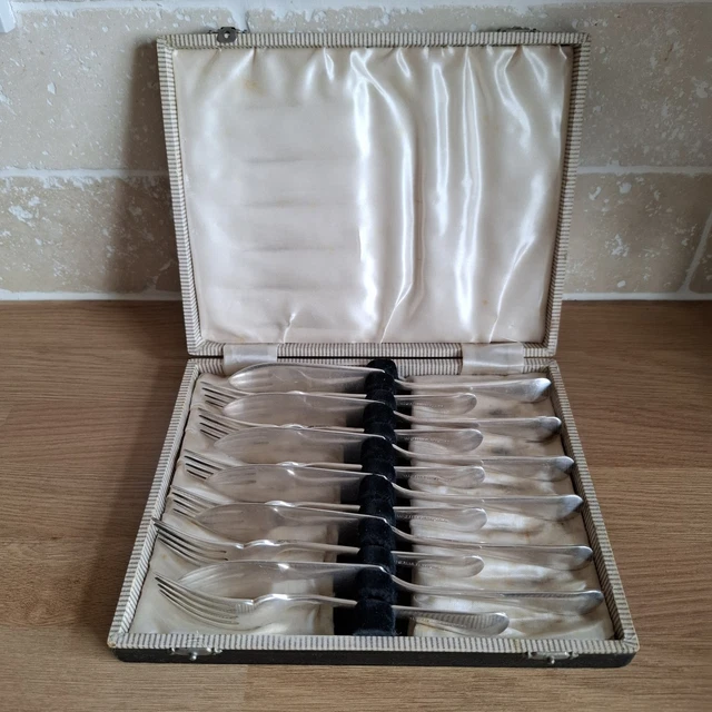 VINTAGE A1 FRIAR Plate GG&SS fish Knife And Fork Set In Box £19.34 ...