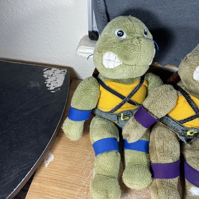 VINTAGE TMNT PLUSH 1980s Teenage Mutant Ninja Turtles Lot Set Of 4 ...