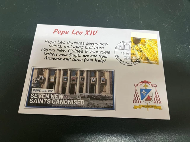 (1696) 21-10-2025 - Pope Leo XIV - 7 new Saints canonised at Vatican ...