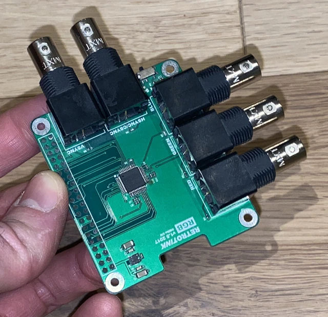 RETROTINK RGB V1.5 2017 - Raspberry Pi Hat for Retro-gaming on PVM £25. ...
