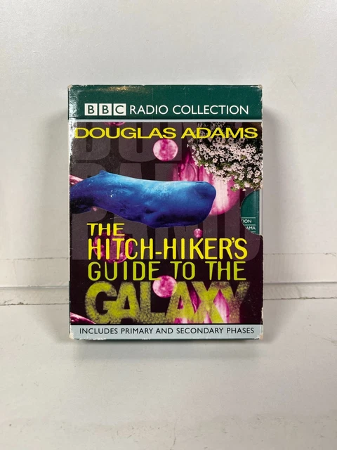 DOUGLAS ADAMS THE HITCH-HIKERS GUIDE TO THE GALAXY Audio Cassette Book ...