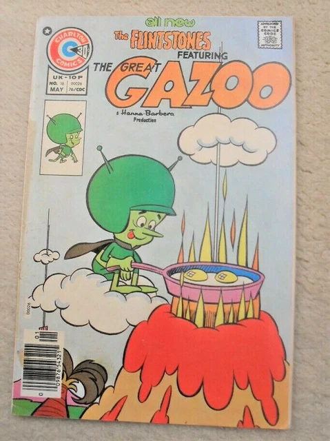 THE FLINTSTONES THE Great Gazoo Comic Cartoons Retro Hanna Barbera ...