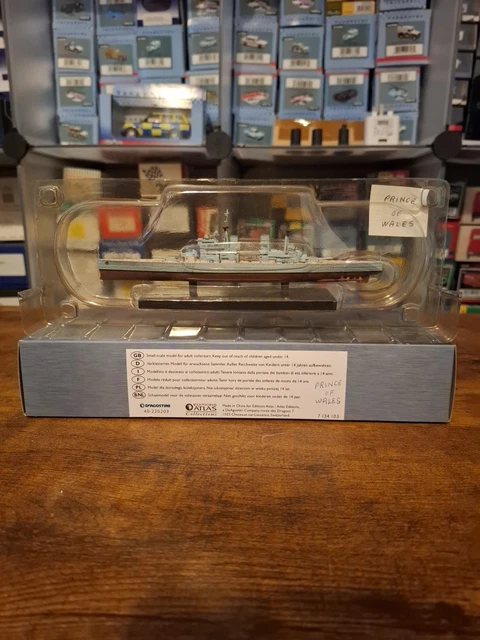 ATLAS EDITIONS LEGENDARY Warships Of Wwii, Hms Prince Of Wales 7 134 ...