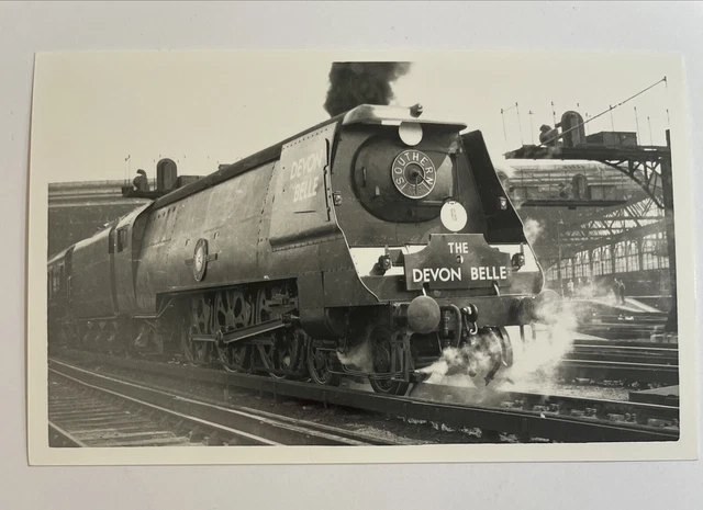BR RAILWAY LOCOMOTIVE Photograph - Pre-Rebuilt Merchant Navy Class ...