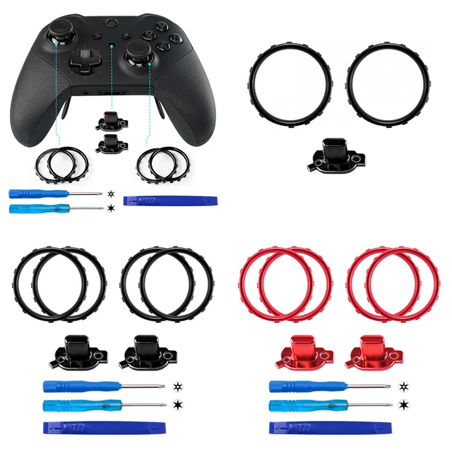 FOR XBOX ONE Elite,Elite Series 2 Controller 3D Thumbstick Rings ...
