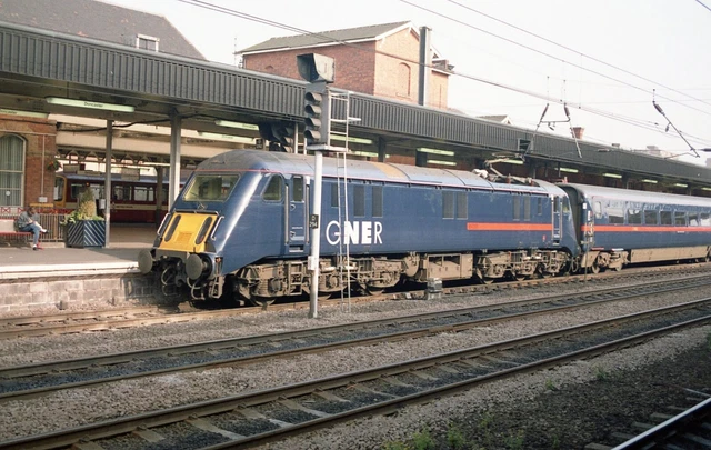 COLOUR NEGATIVE, CLASS 89, 89001, GNER livery, Doncaster £1.15 ...