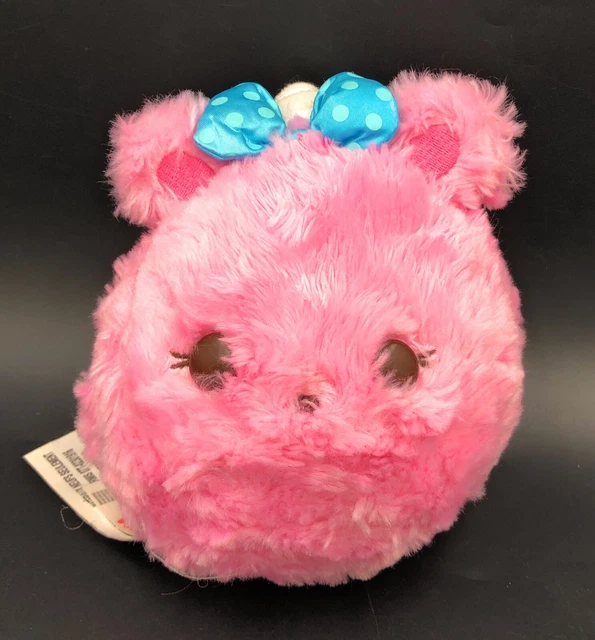 NUM NOMS PINK Fuzzy Cotton Candy Unicorn Blue Polka Dot Bow Cuddly ...