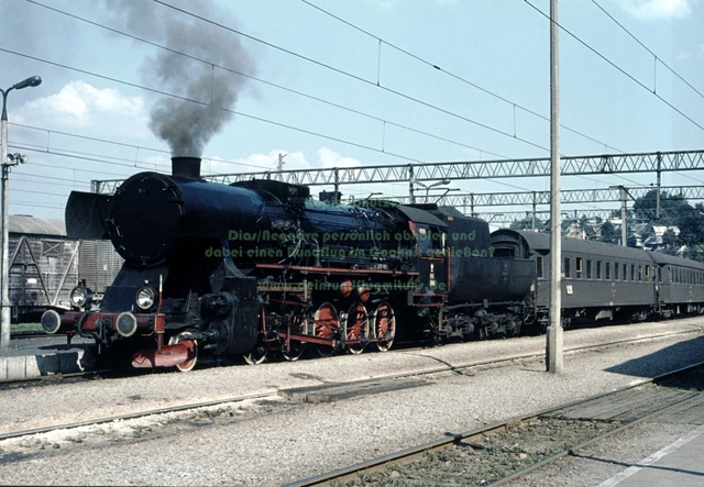 ORIGINAL DIA / slide PKP incl. (c): Ty2-1069 (= 52 5071) Katowice ...