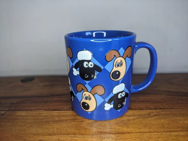 VINTAGE GROMIT + Shaun The Sheep Mug - 1997 - Wallace Staffordshire ...