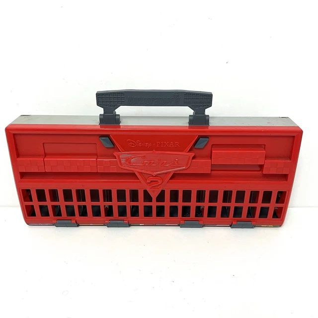DISNEY PIXAR CARS 2 World Grand Prix Car Launcher Storage Carrying Case ...