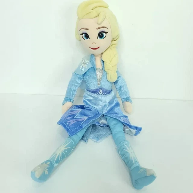 TY BEANIE BABY Disney Sparkle Princess From Frozen 17” Elsa Plush ...