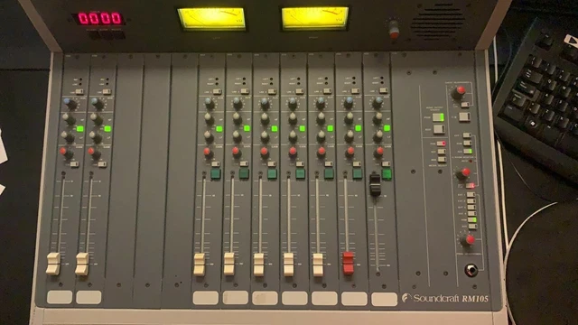 SOUNDCRAFT RM105 MIXER Broadcast Console + Sfumino Speaker £1,239.66 ...