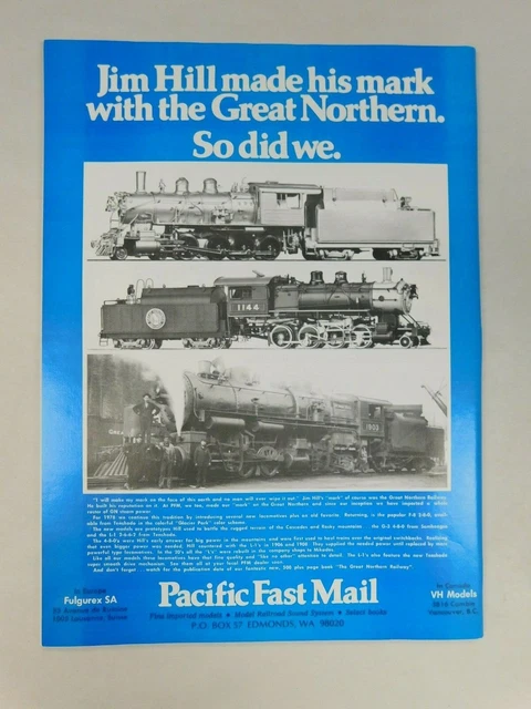MODEL RAILROADER TRAINS Pacific Railway Tenshodo Roco FEB 1978 Vintage ...