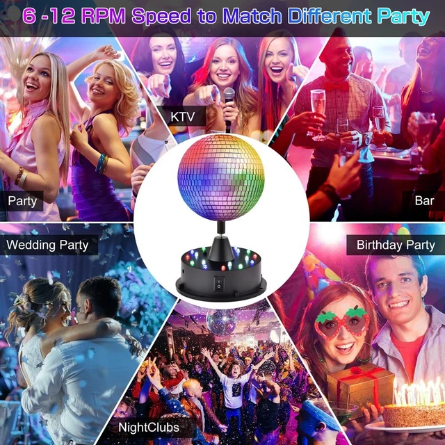ROTATING DISCO Disco Motor Lights Disco Decor B9U69206 £23.81 - PicClick UK