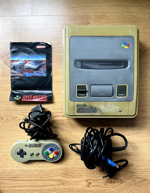 SUPER NINTENDO SNES Konsole PAL mit Controller getestet Nintendo EUR 37 ...