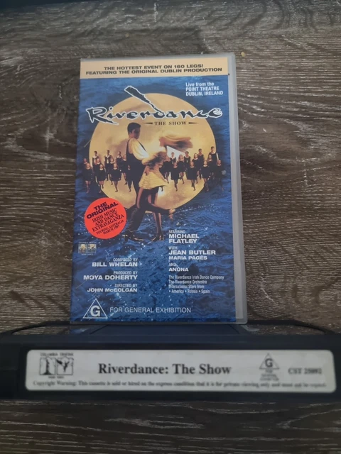 RIVERDANCE THE SHOW VHS Tape Michael Flatley Jean Butler Maria Pages ...
