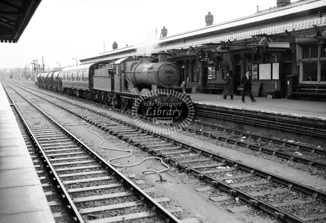 PHOTO BR BRITISH Railways Steam Locomotive Class 2251 2224 at Camarthen ...
