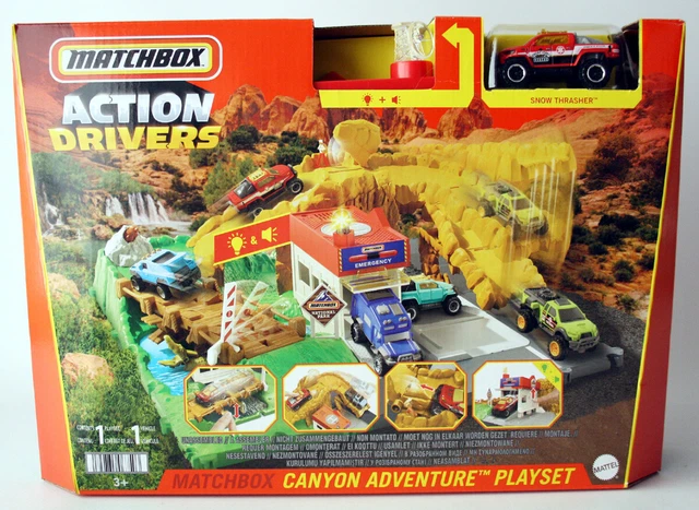 RARE 2021 MATCHBOX Action Drivers Canyon Adventure Playset New Sealed ...