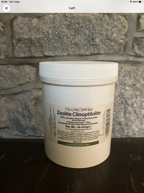 ZEOLITE CLINOPTILOLITE POWDER 1lb/454g £32.00 - PicClick UK