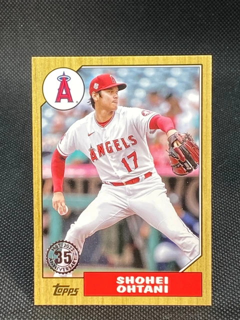 2022 TOPPS 1987 Retro 35th Anniversary Shohei Ohtani LA Angels #87TB-50 ...