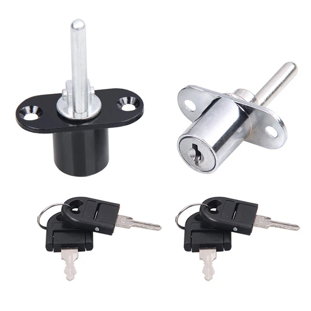 16/19MM CAM CYLINDER Triple Lock With Keys File Cabinet Locks Furniture ...
