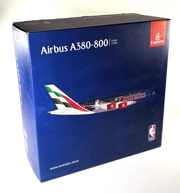 1/200 GEMINI JETS Emirates Airbus A380 -'Official Partner of the NBA ...
