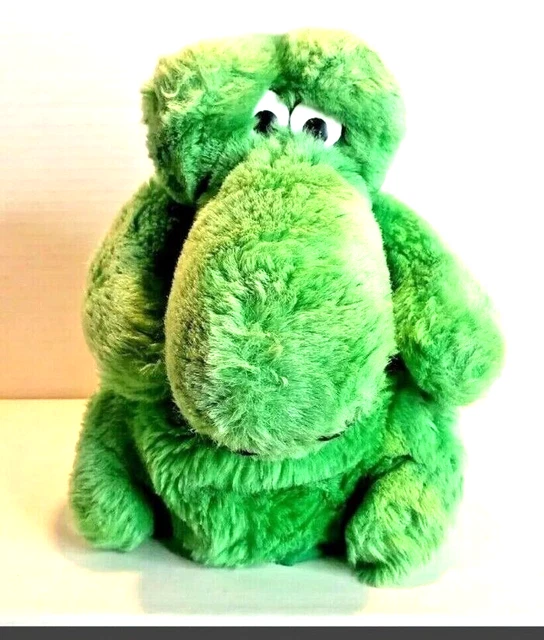 LIPTON TEA MASCOT Plush Rare Large Nose Dragon Vintage 1981 10" Hand ...