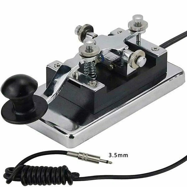 New Morse Code Trainer Shortwave Radio Telegraph Key Cw Radio K4 Heavy Duty Key 109 99