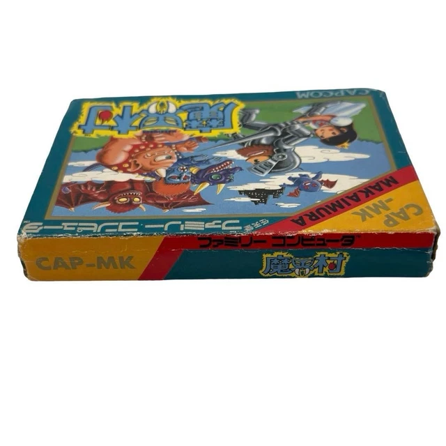 CAPCOM GHOSTS'N GOBLINS Makaimura BOXED NES Famicom Japan Operation ...