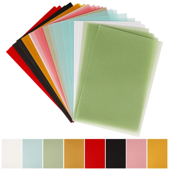 50 SHEET PAPIER Calque Translucide Pelure D'oignon Coloré Enfant EUR 7 ...