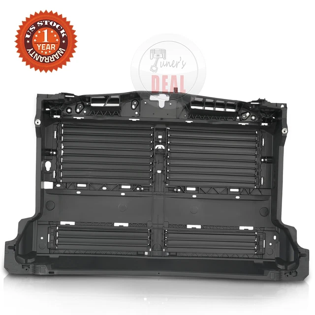 RADIATOR SUPPORT GRILL Air Shutter Black W/O Motor For Ford Bronco ...