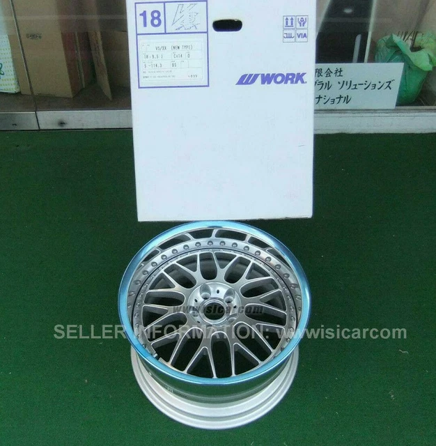 WORK VS XX Alloy Wheel 18X9.5J +14 H5 Pcd 114.3 Bs (Burning Silver) 923 ...