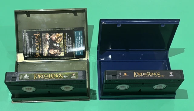 THE LORD OF the Rings VHS Lot - Fellowship + Return of the King PAL ...
